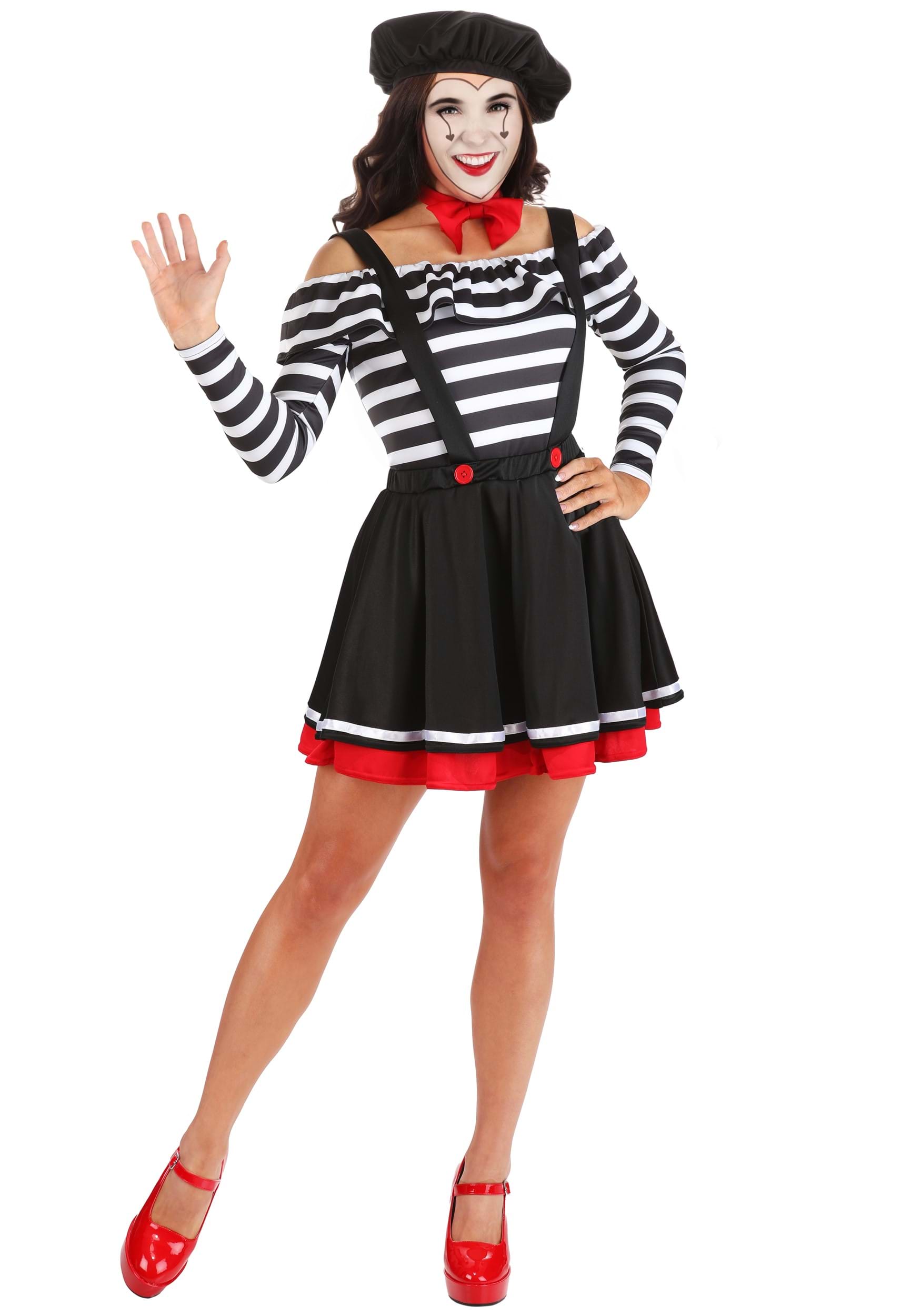 UPC 889851470749 - Mirthful Mime Women's Fancy Dress Costume Dress ...